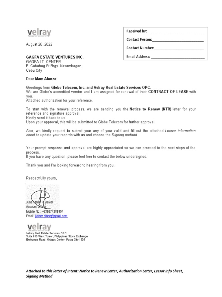 Sample Cover Letter | PDF