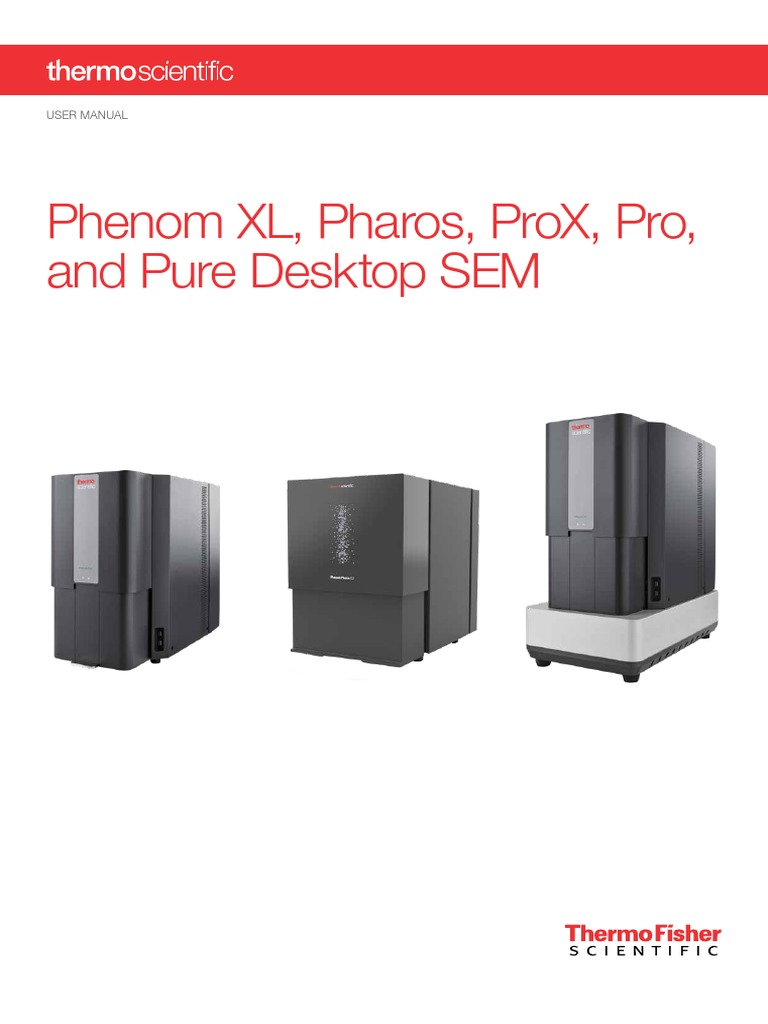 Thermo Scientific Phenom Combined - User Manual | PDF | Computer Monitor | Electromagnetic ...