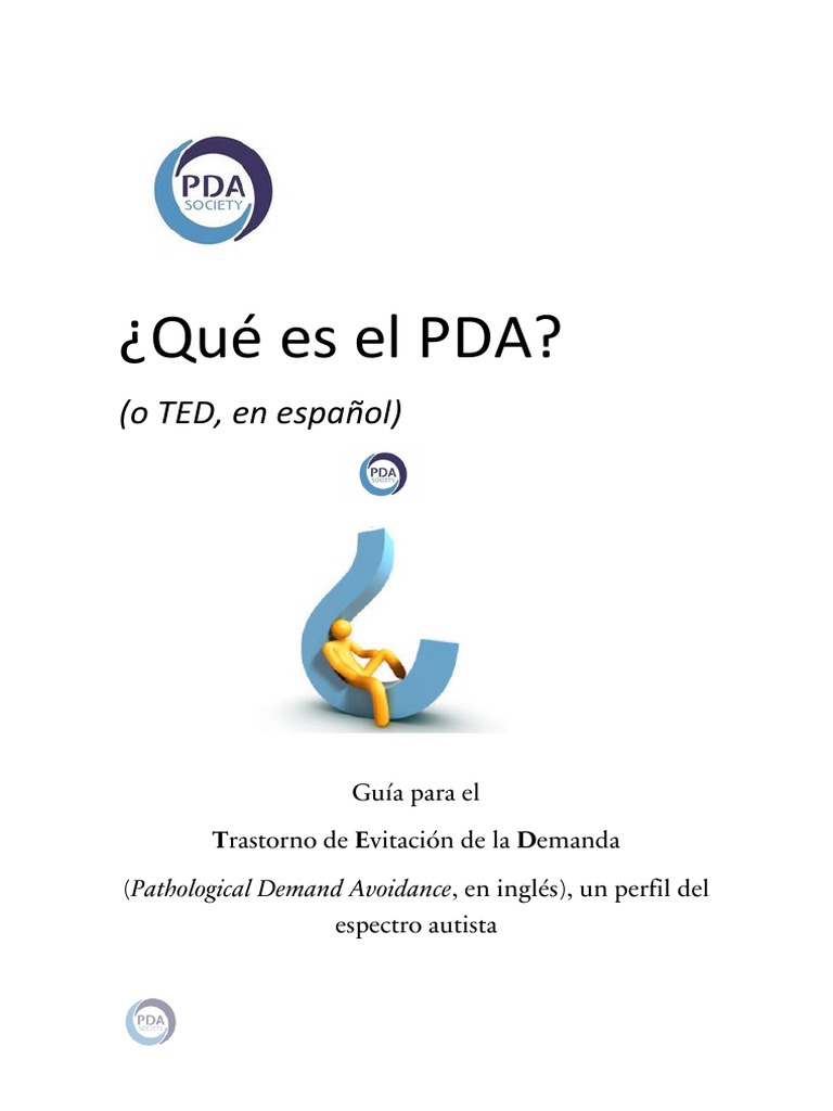 Guía para el Trastorno PDA | PDF | Espectro autista | Ansiedad
