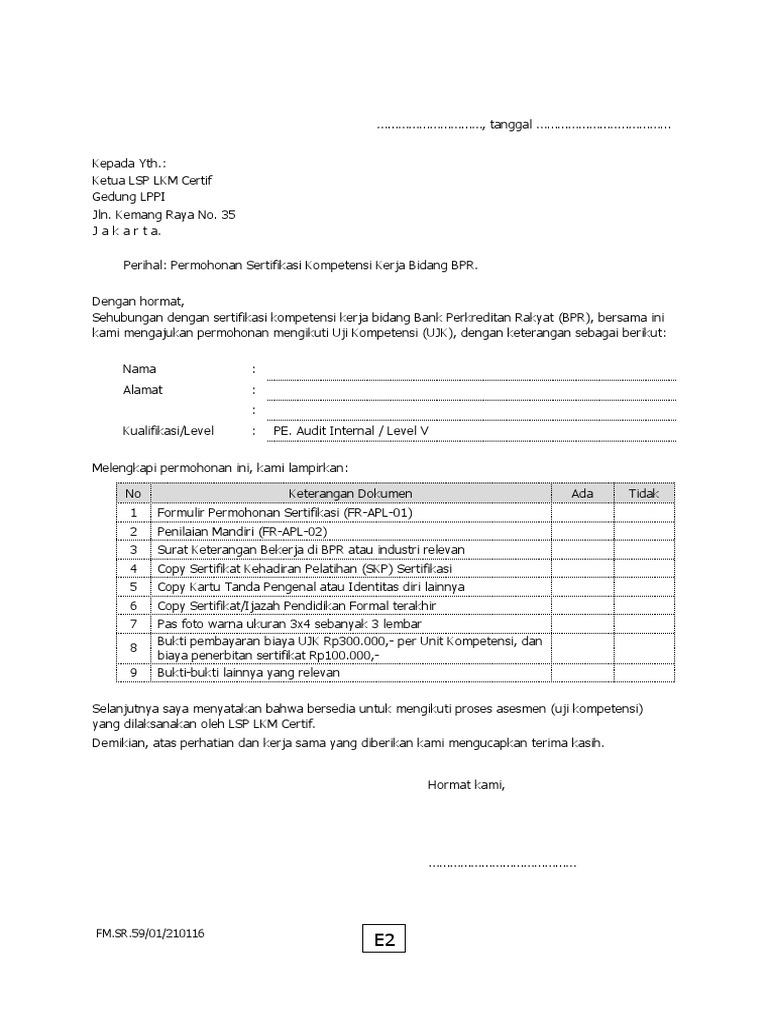 1.5. Form E2 - PE Audit Intern | PDF