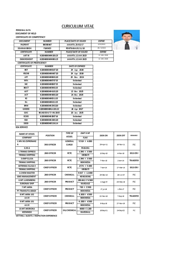 Cv. Arief Rahman Maulana. Oke | PDF | Shipping | Transport