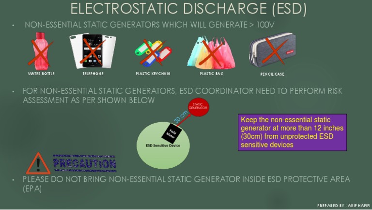 Electrostatic Discharge Esd Presentation 5 Pdf