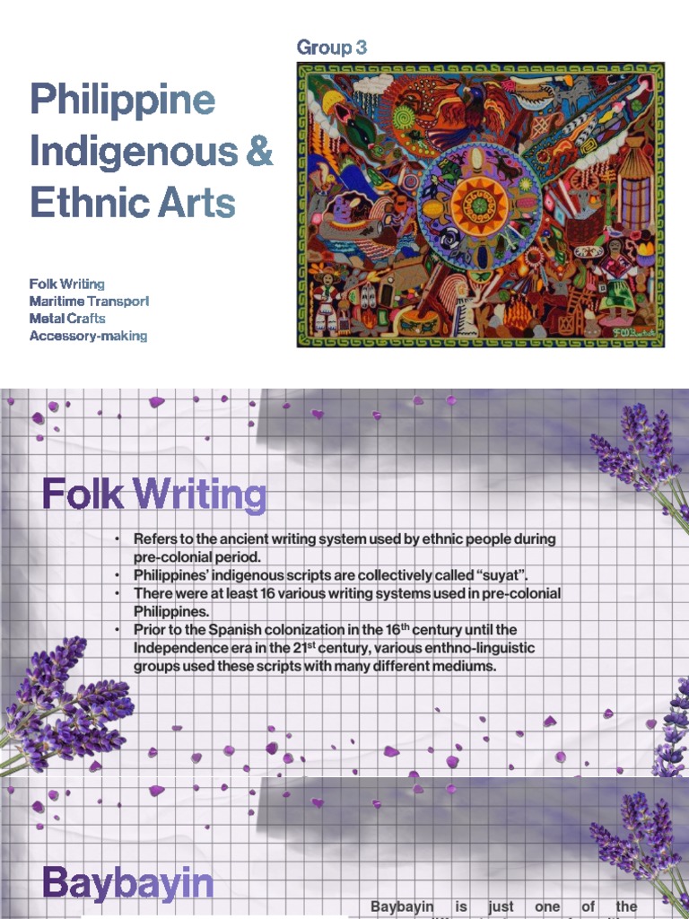 Indigenous Filipino Scripts & Crafts | PDF | Philippines