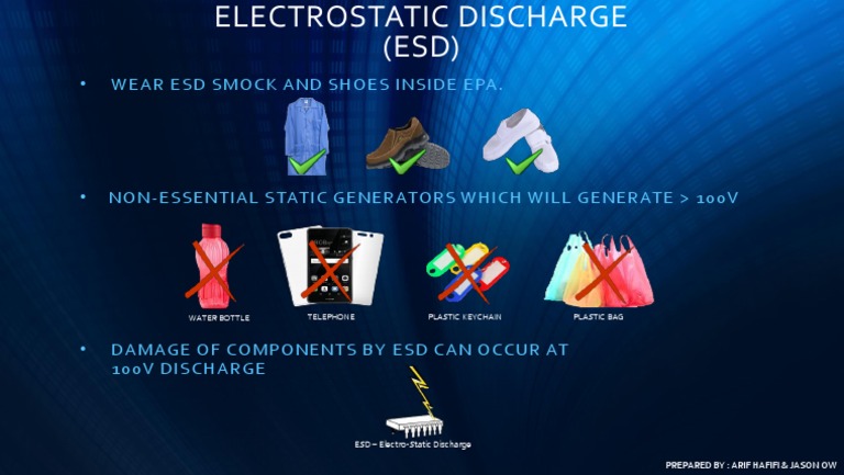 Electrostatic Discharge (ESD) Presentation 7 | PDF