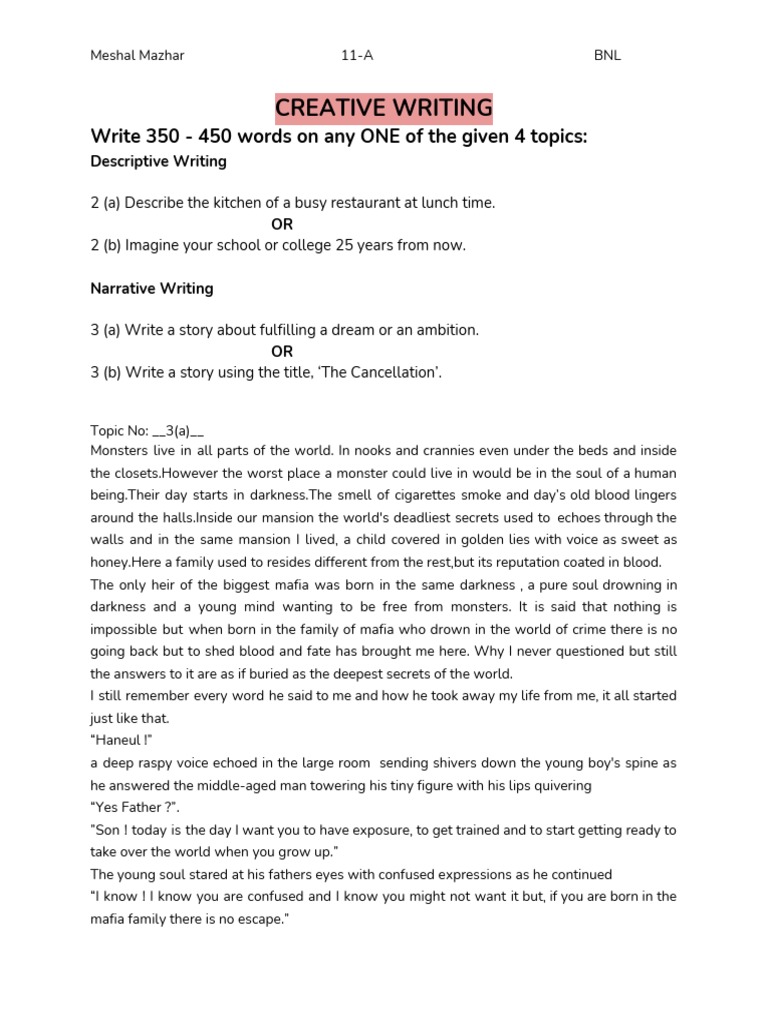 English As A First Language | PDF