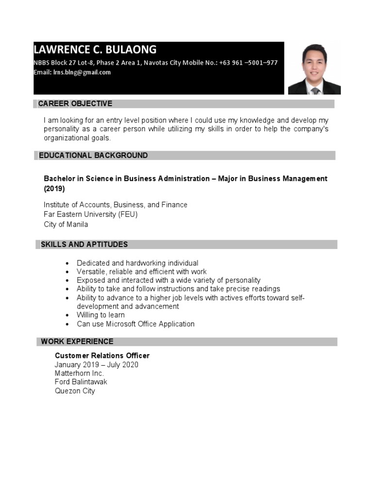 Lawrence Resume | PDF