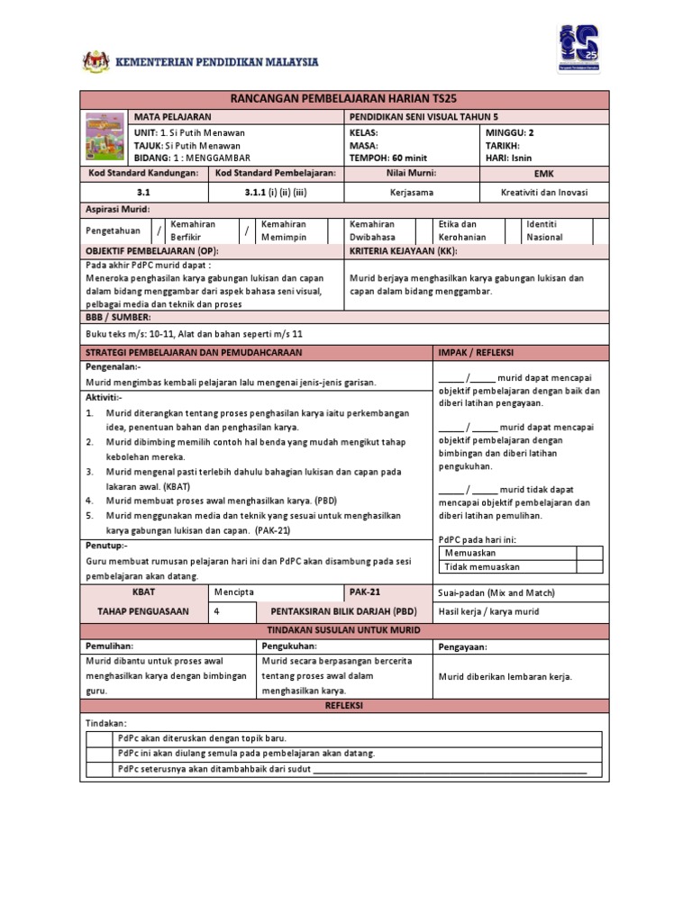PSV THN 5 Contoh | PDF