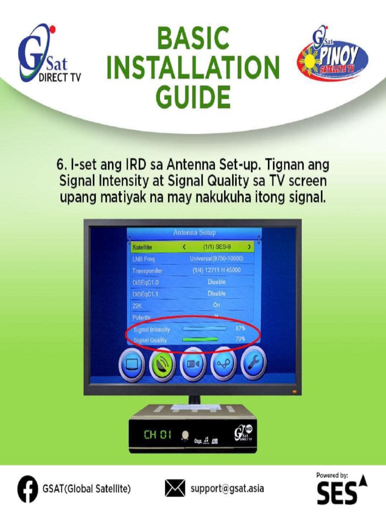 Gsat Installation-07 | PDF