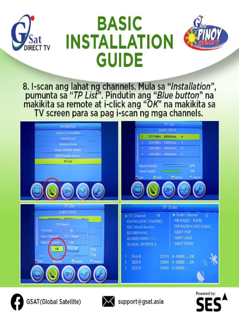 Gsat Installation-09 | PDF