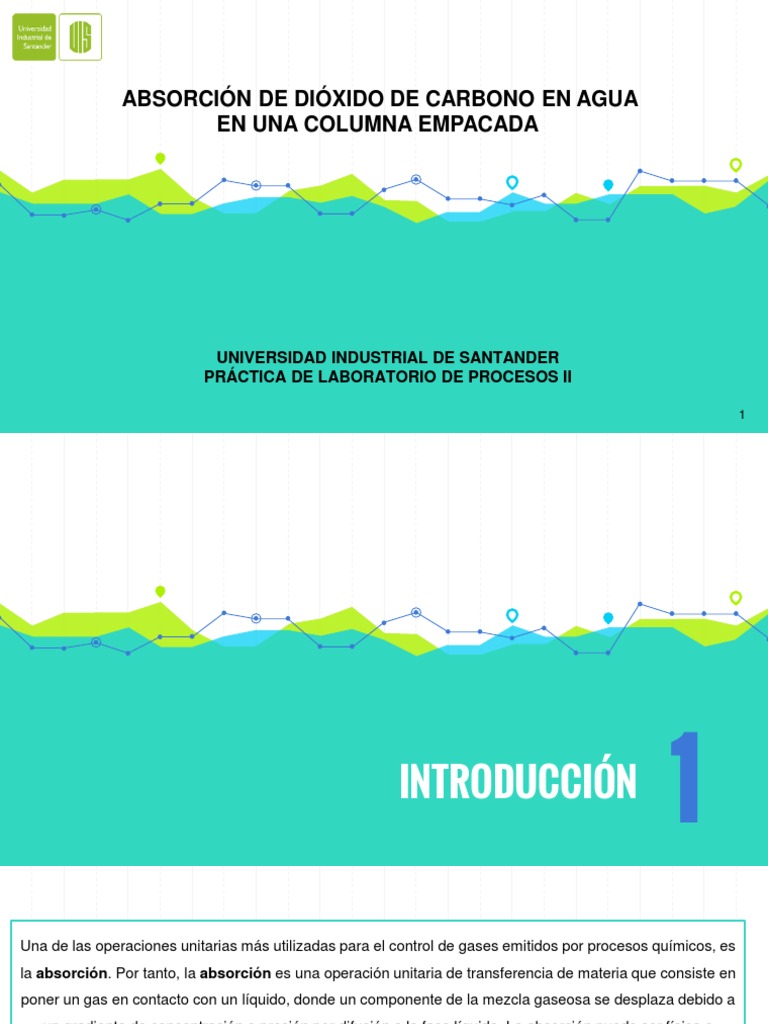 Absorción de CO2 en Agua: Práctica de Laboratorio | PDF | Absorción ...