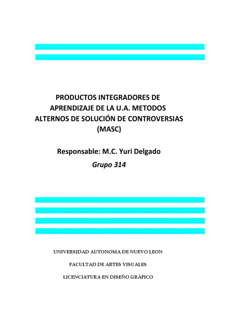 Pias Masc 2 Ejemplos | PDF | Negociación | Mediación