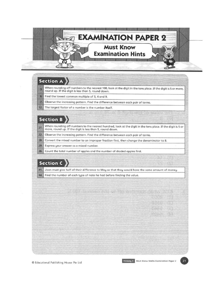 SA1 Math Exam Revision | PDF