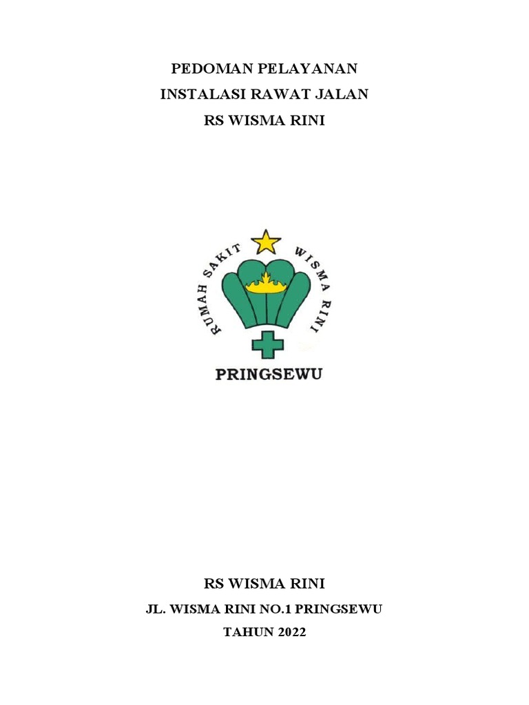 Format Pedoman Pelayanan | PDF