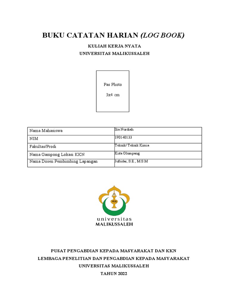 Contoh Logbook KKN | PDF