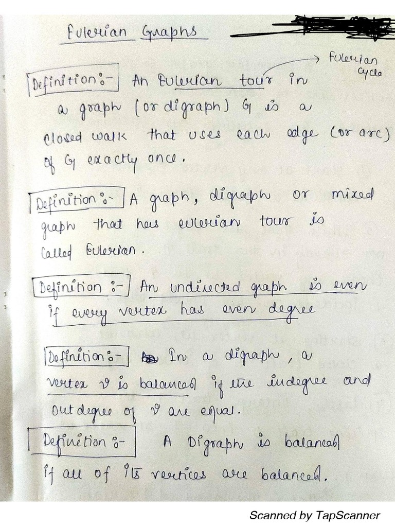 Problems Based On Eulerian and Hamiltonian Graphs | PDF