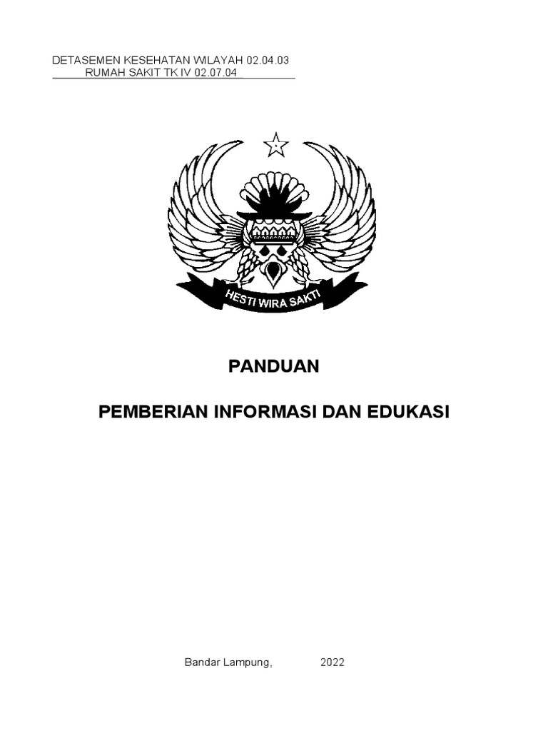 Panduan Informasi dan Edukasi Pasien | PDF