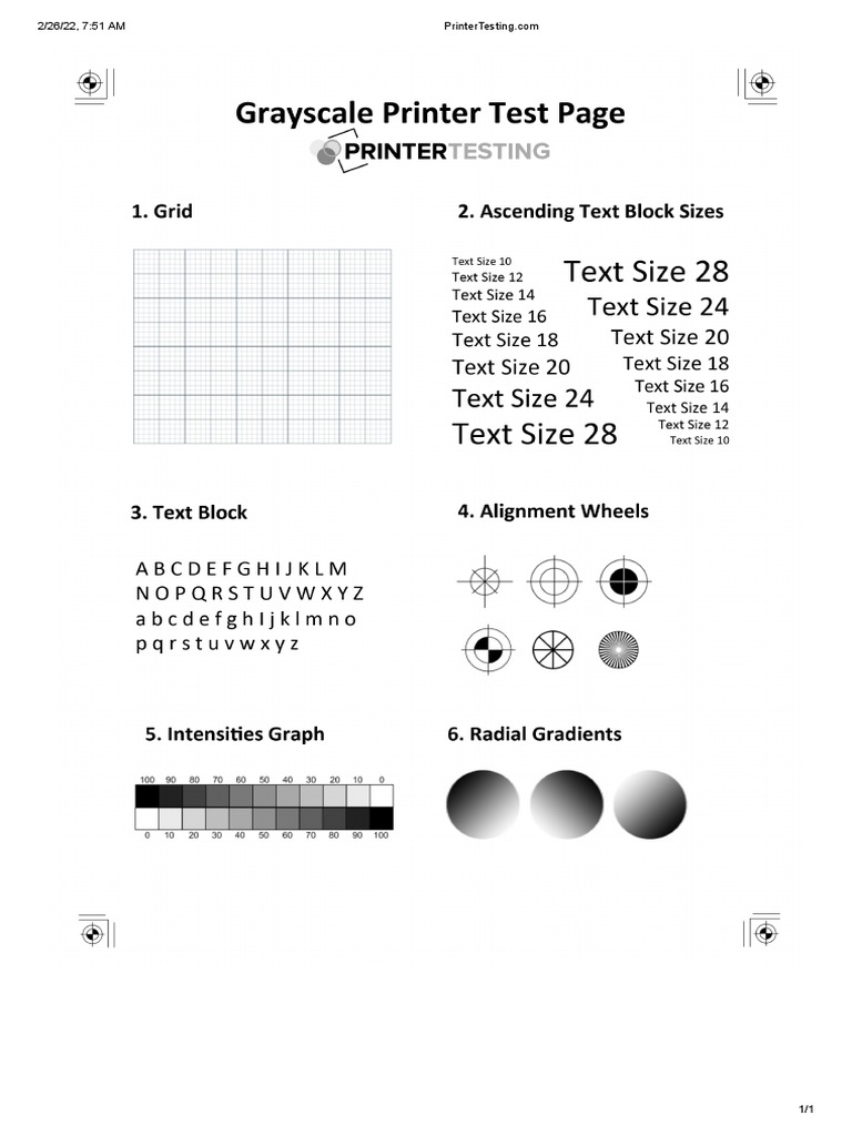 Testchart Black | PDF