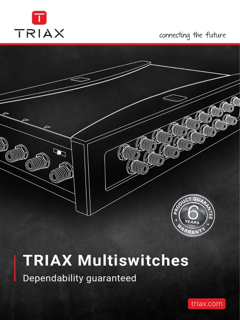 TRIAX Multiswitches 2022 02 EN | PDF | Power Supply | Electricity