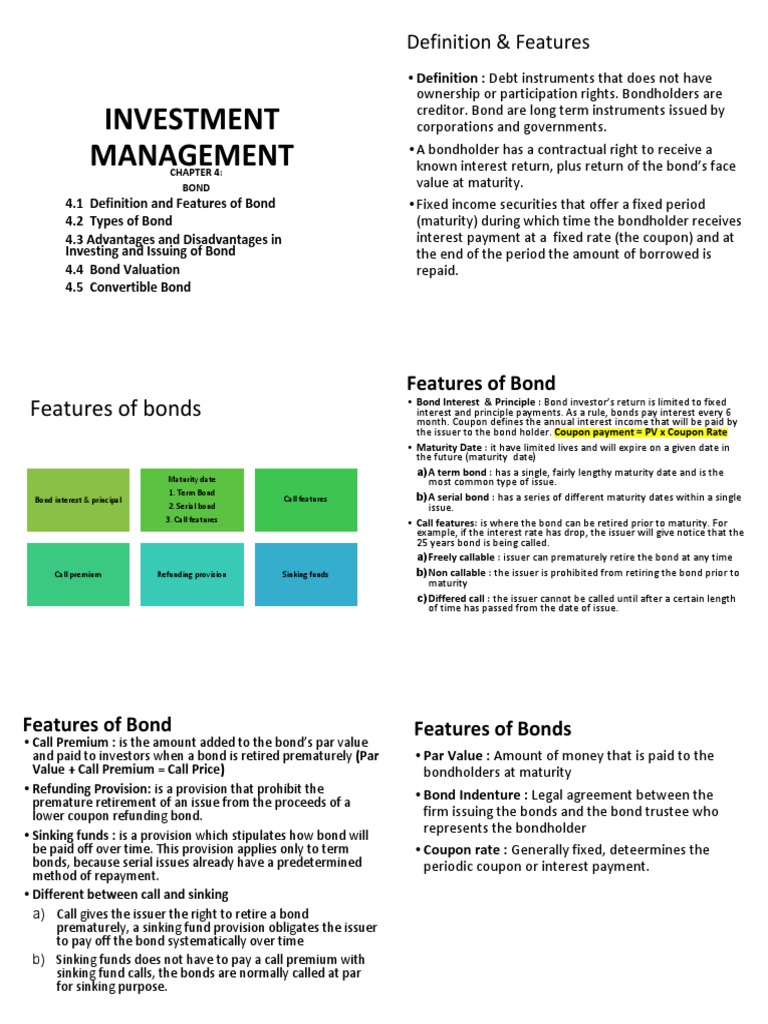 Fin358 Chap 4 Bond | PDF | Bonds (Finance) | Interest