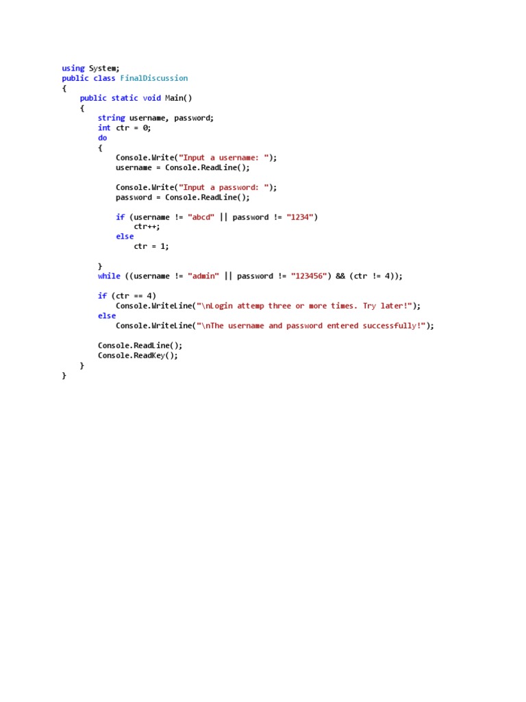 C# Codes | PDF