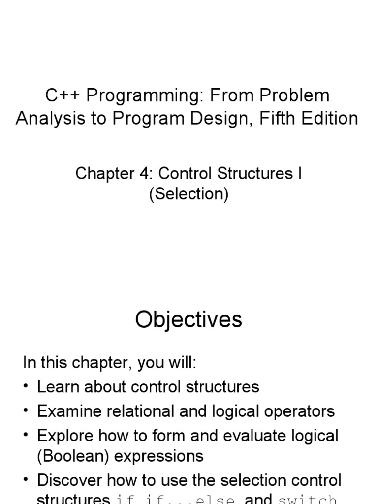 Control Structures | PDF Control Structures | PDF