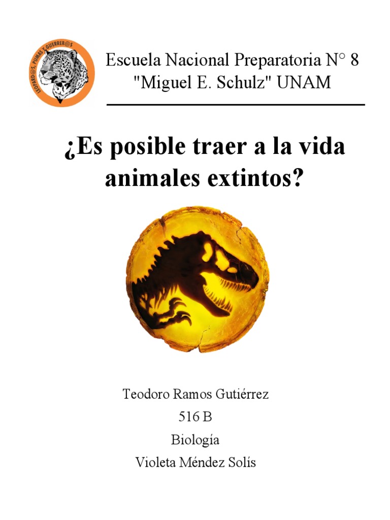 Proyecto U2 | PDF | Extinción | Clonación