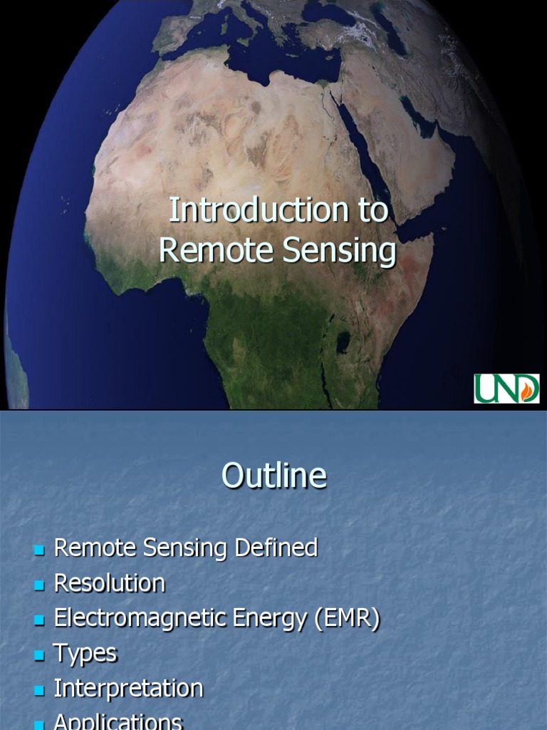 Introduction To RS and GIS | PDF | Remote Sensing | Electromagnetic Radiation