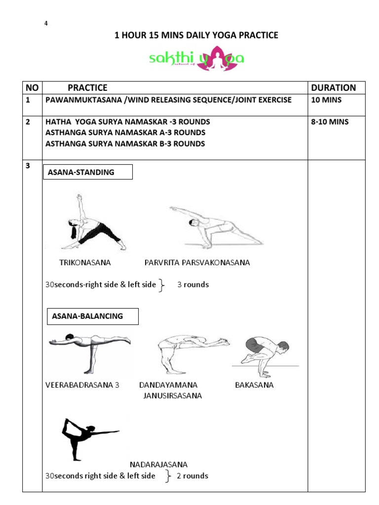 1 Hour Daily Yoga Practice | PDF