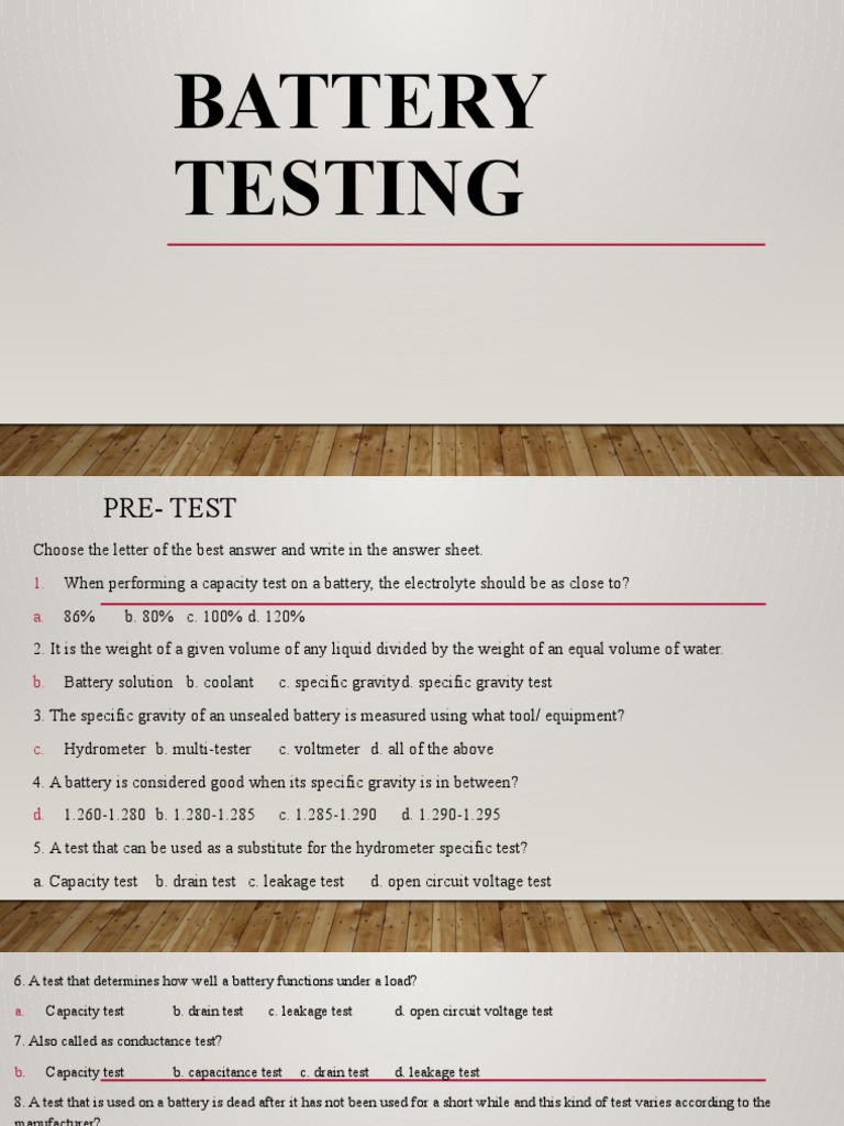 Battery Testing | PDF | Voltage | Capacitor