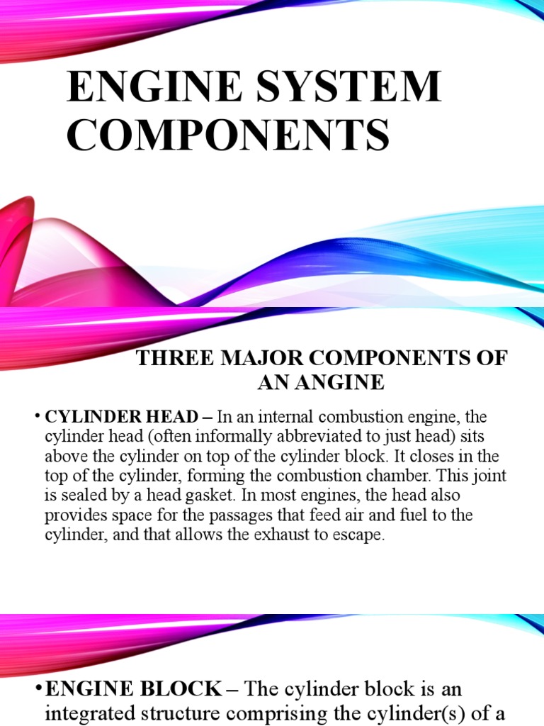 Engine System Components | PDF