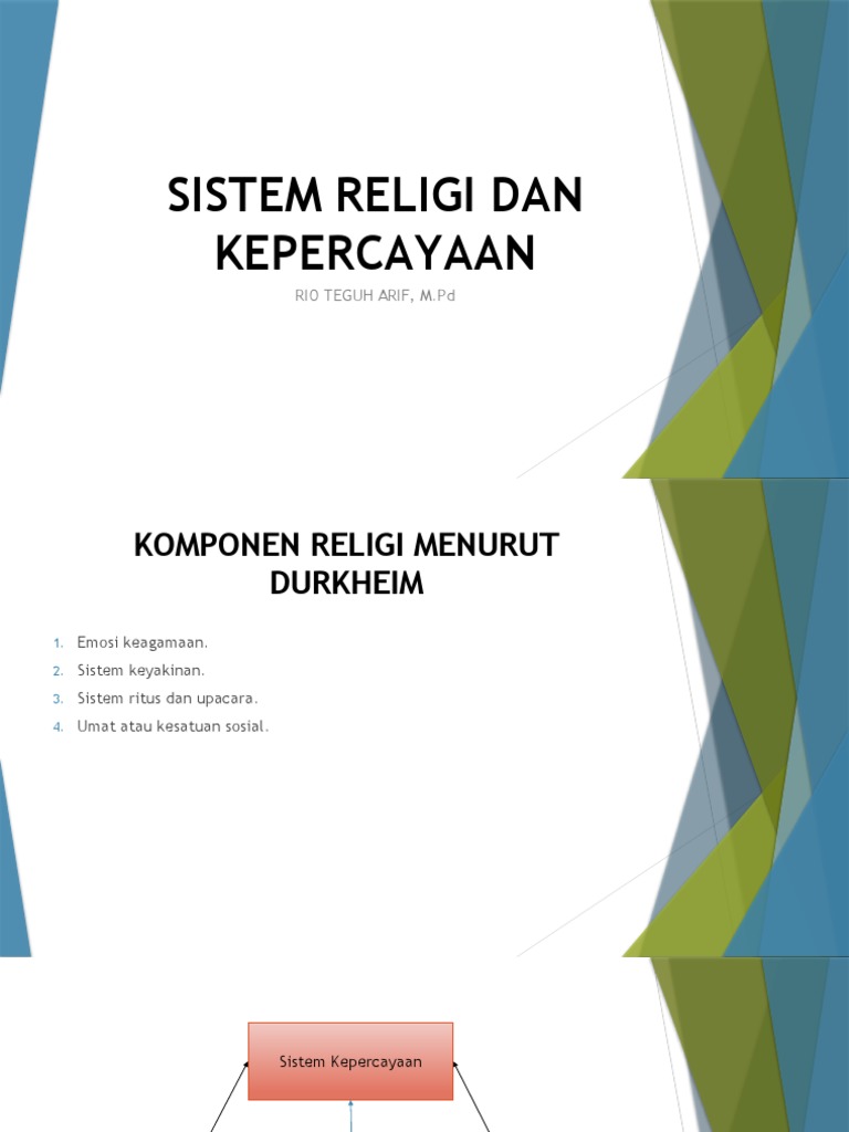 Sistem Religi Dan Kepercayaan | PDF