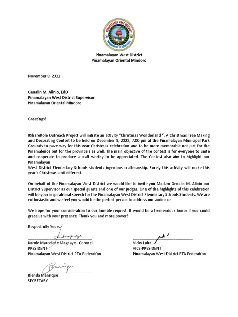 letterOF REQUEST TO BE A JUDGE | PDF