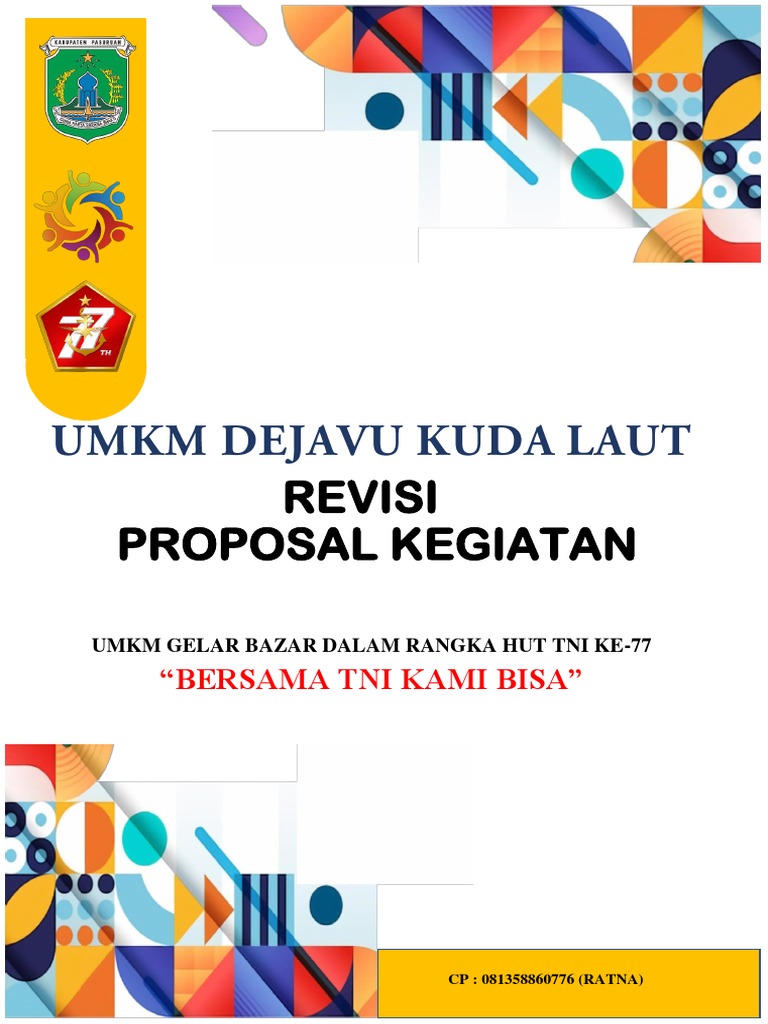 Cover Proposal Umkm | PDF