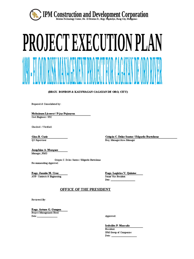Pep Cdo Floodrisk Revised 11.17.20 On Route | PDF | Concrete | Deep ...