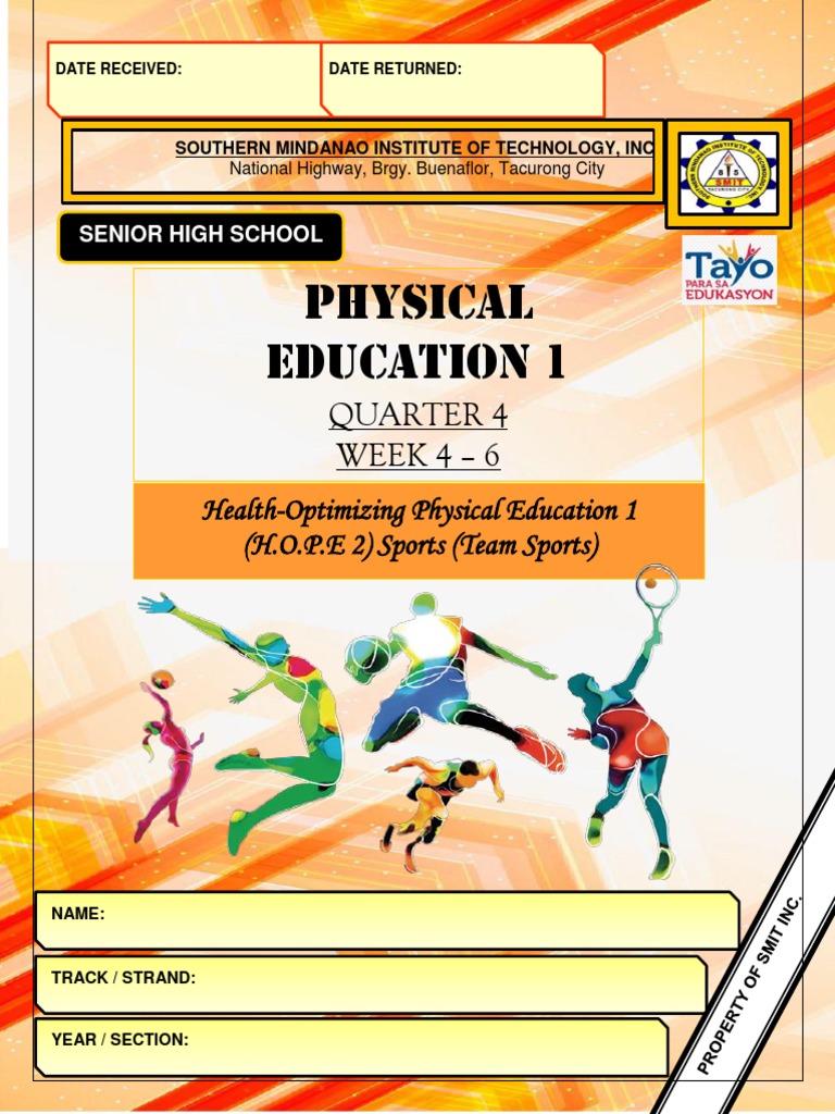 P.E 1 HOPE 2 Q4 Module 2 Week 4 6 | PDF | Referee | Sports