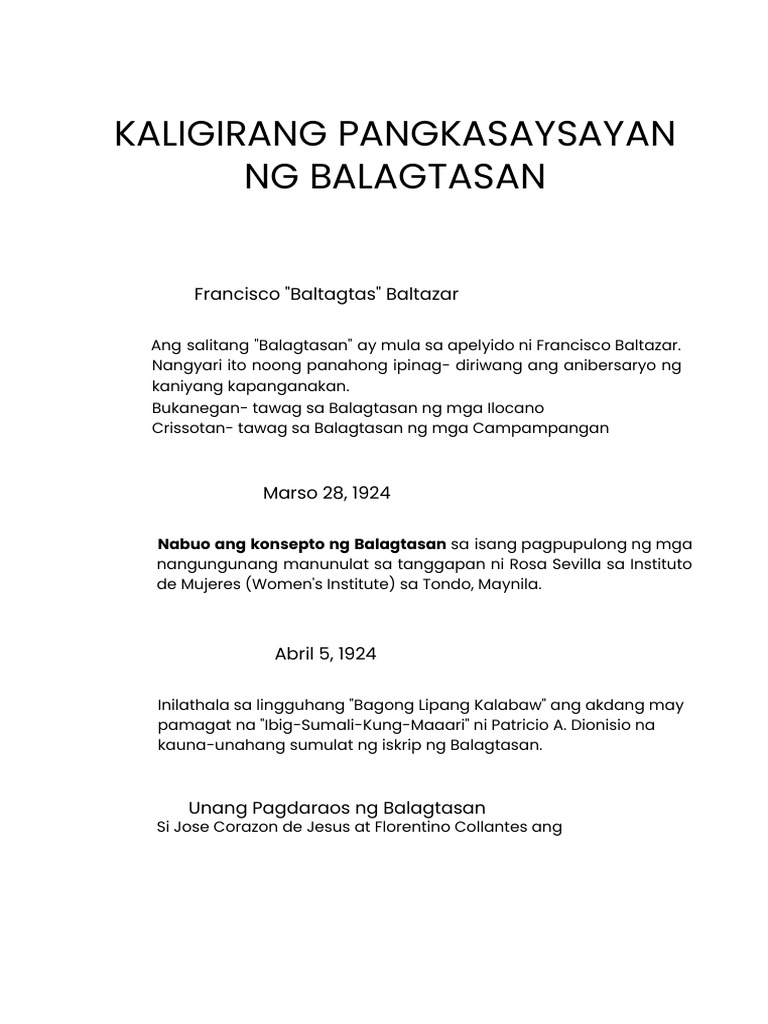 Filipino Notes | PDF