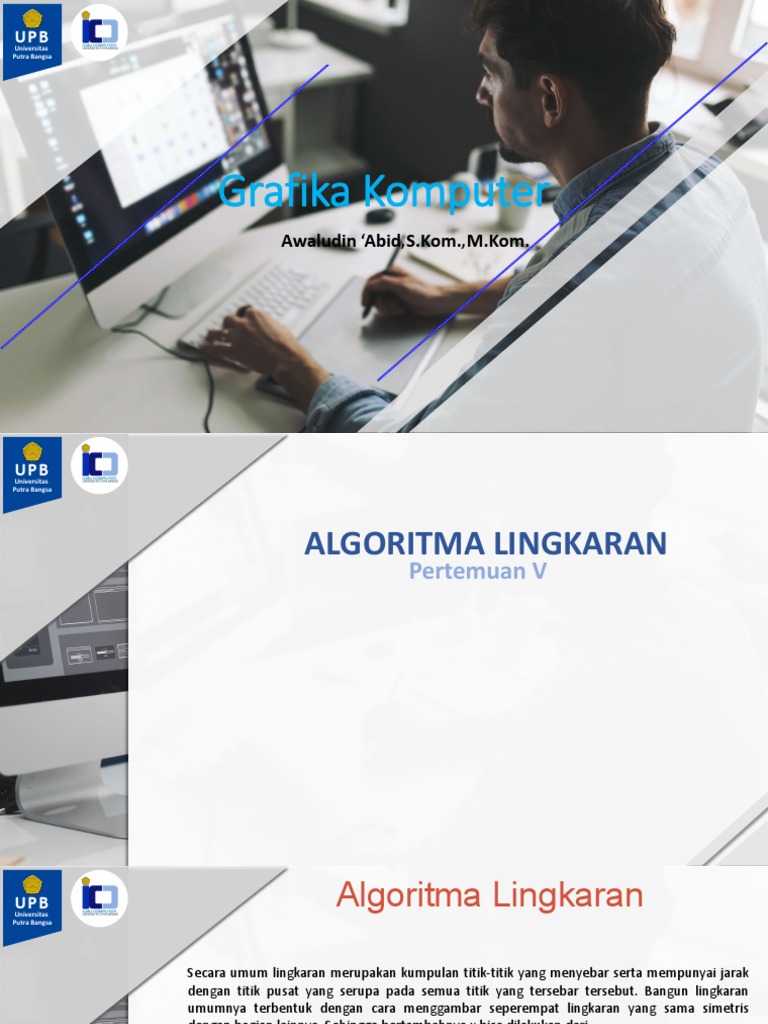 Grafika Komputer 5 Algortima Lingkaran | PDF