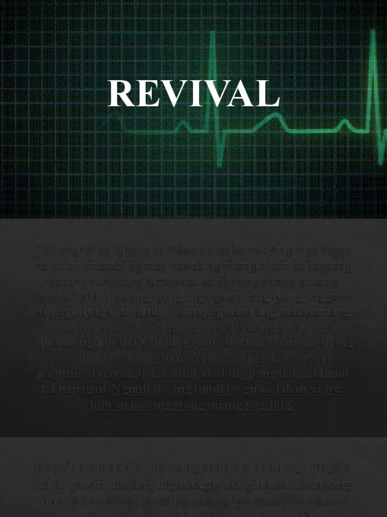 Revival First Night | PDF