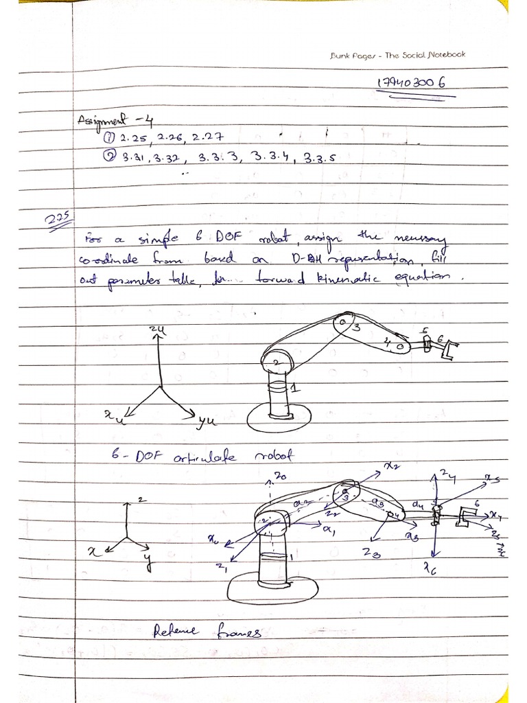 Assignment On Industrial Robotics | PDF