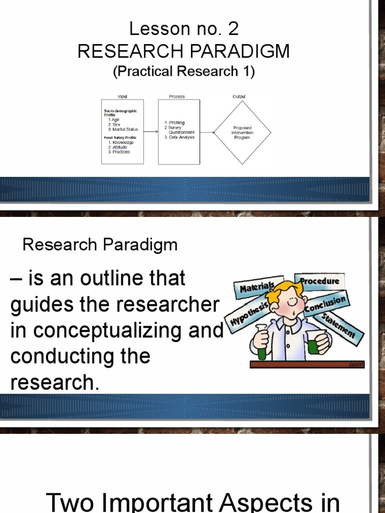 Lesson 2 Research Paradigm | PDF