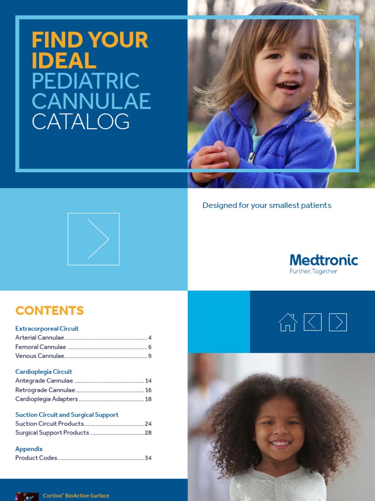 Pediatric Cannula Catalog | PDF | Heart | Coronary Circulation