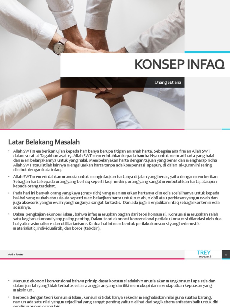 Konsep Infaq dalam Ekonomi Islam | PDF
