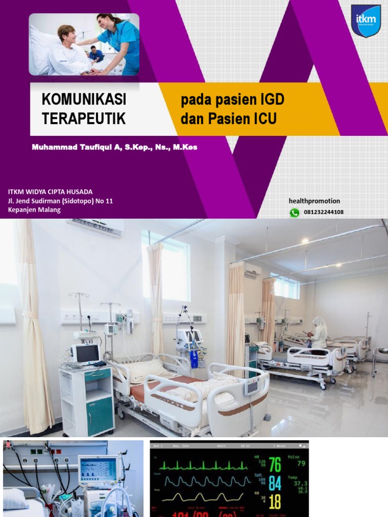 Komunikasi Teraupetik IGD Dan ICU | PDF