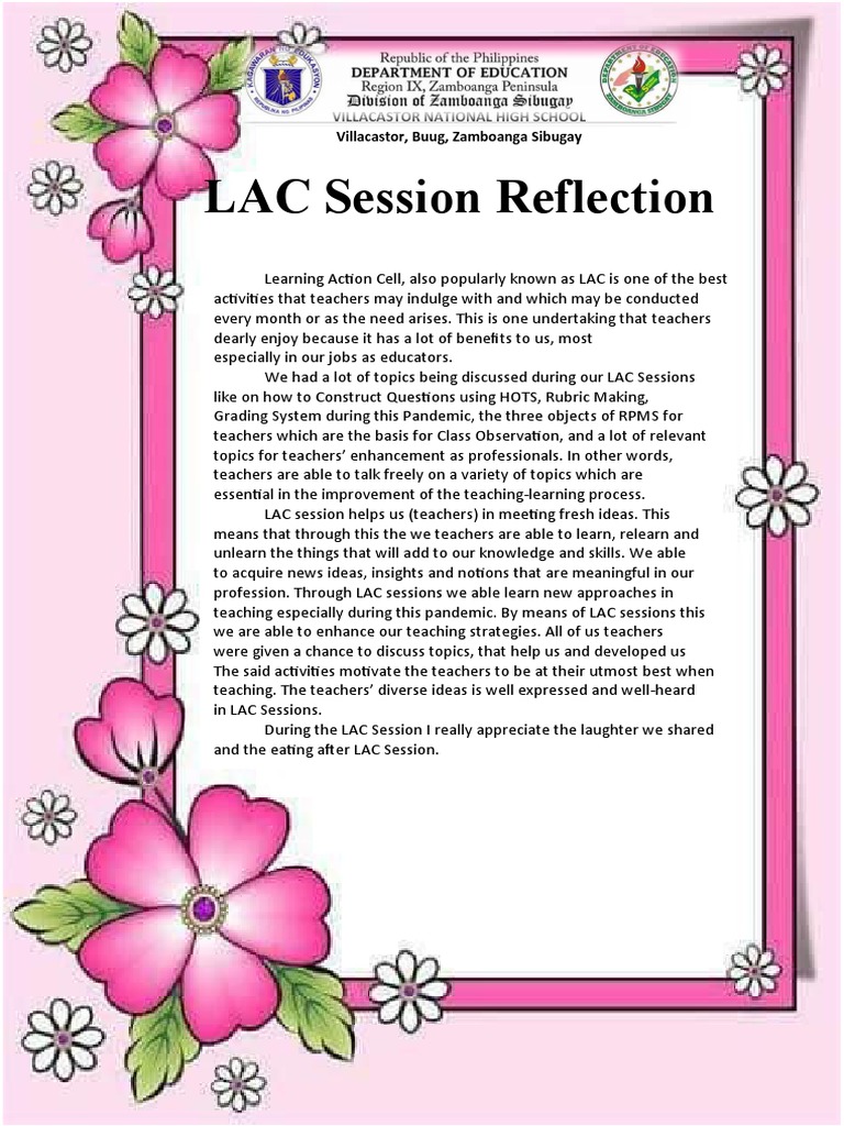 LAC Session Reflection | PDF