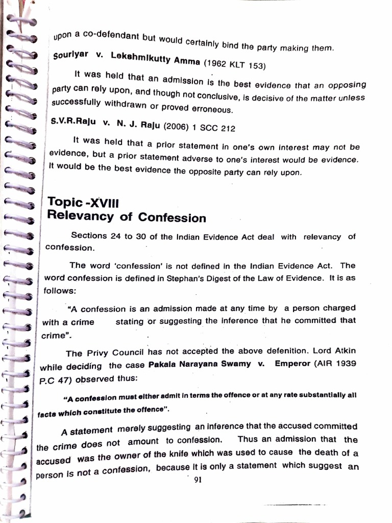 Confession | PDF | Confession (Law) | Judiciaries