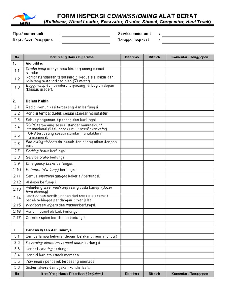 FM - HSE.MBL.001. Bulldozer, Wheel Loader, Excavator, Grader, Shovel ...
