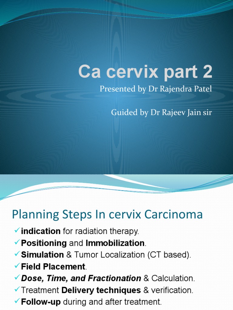 CA Cervix Part 2 | PDF | Radiation Therapy | Pelvis