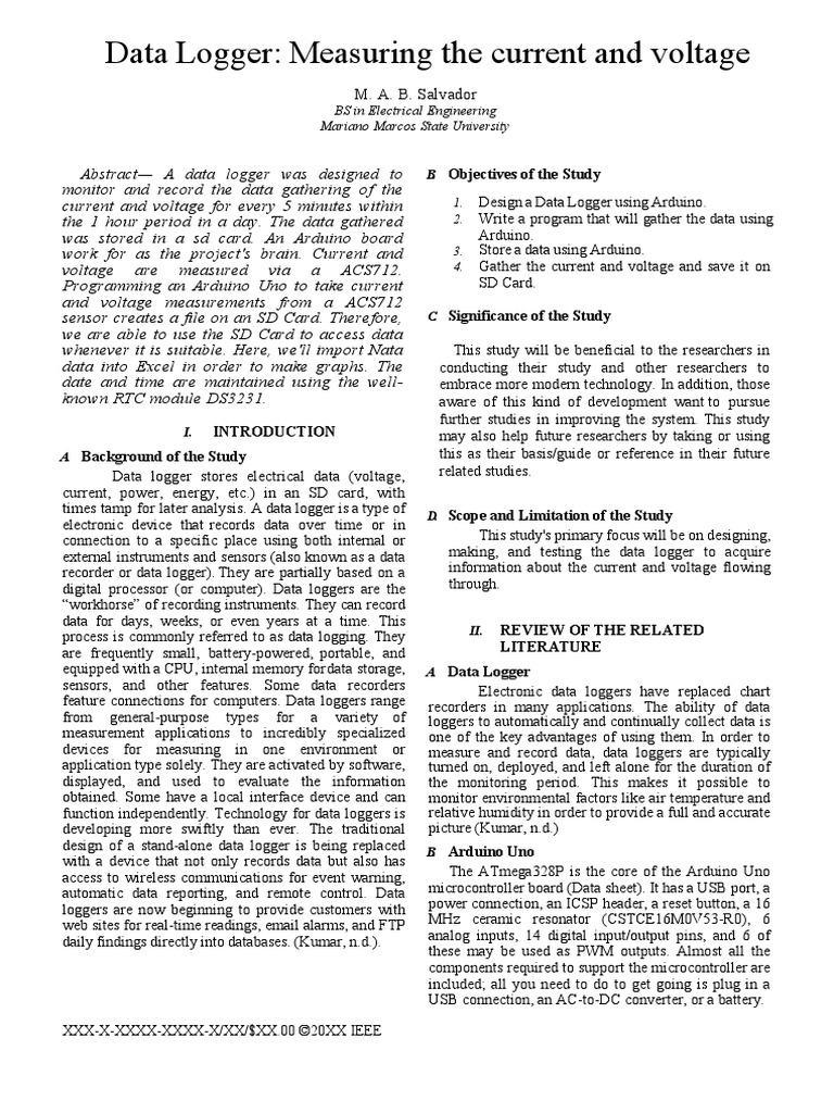 Final, (Ieee) Salvador | PDF | Computing | Computer Engineering