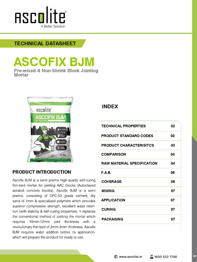 ASCOFIX BJM - Pub - Publisher | PDF | Specification (Technical Standard)