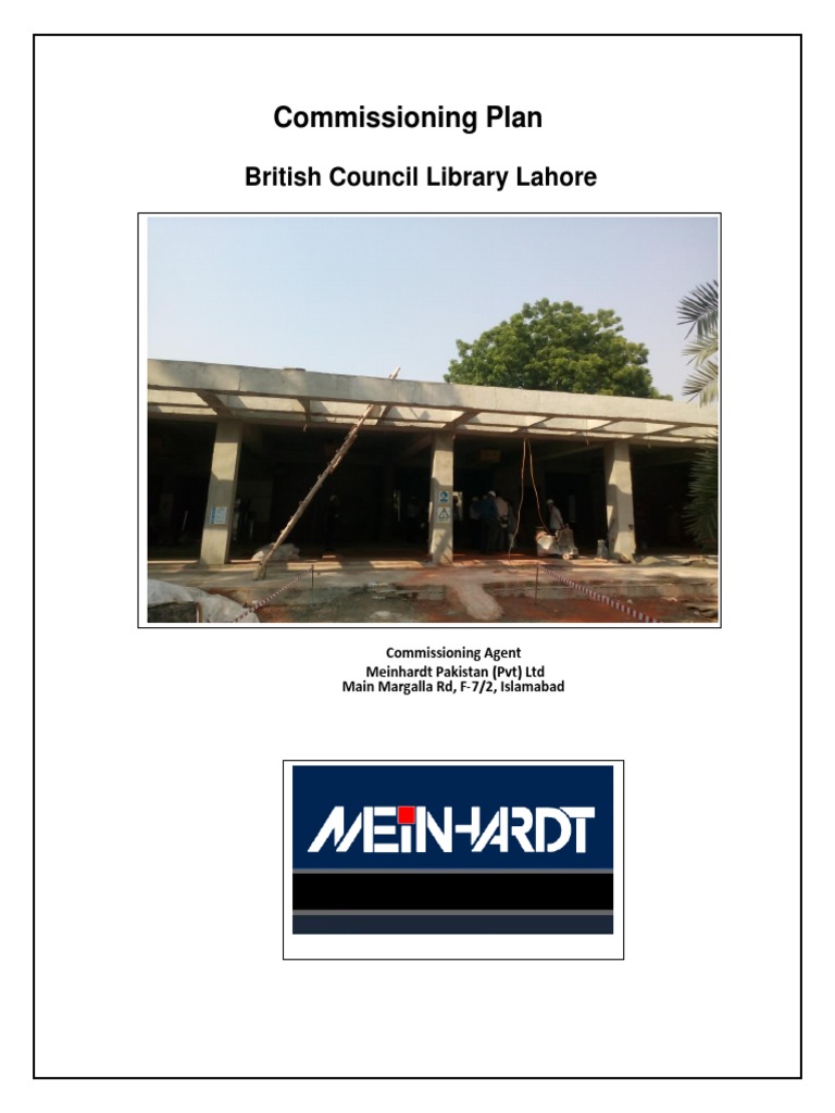 BC Commissioning Plan | PDF | Economic Sectors | Engineering